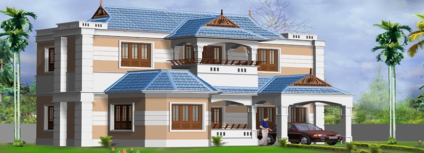 Custom Home Front Elevation